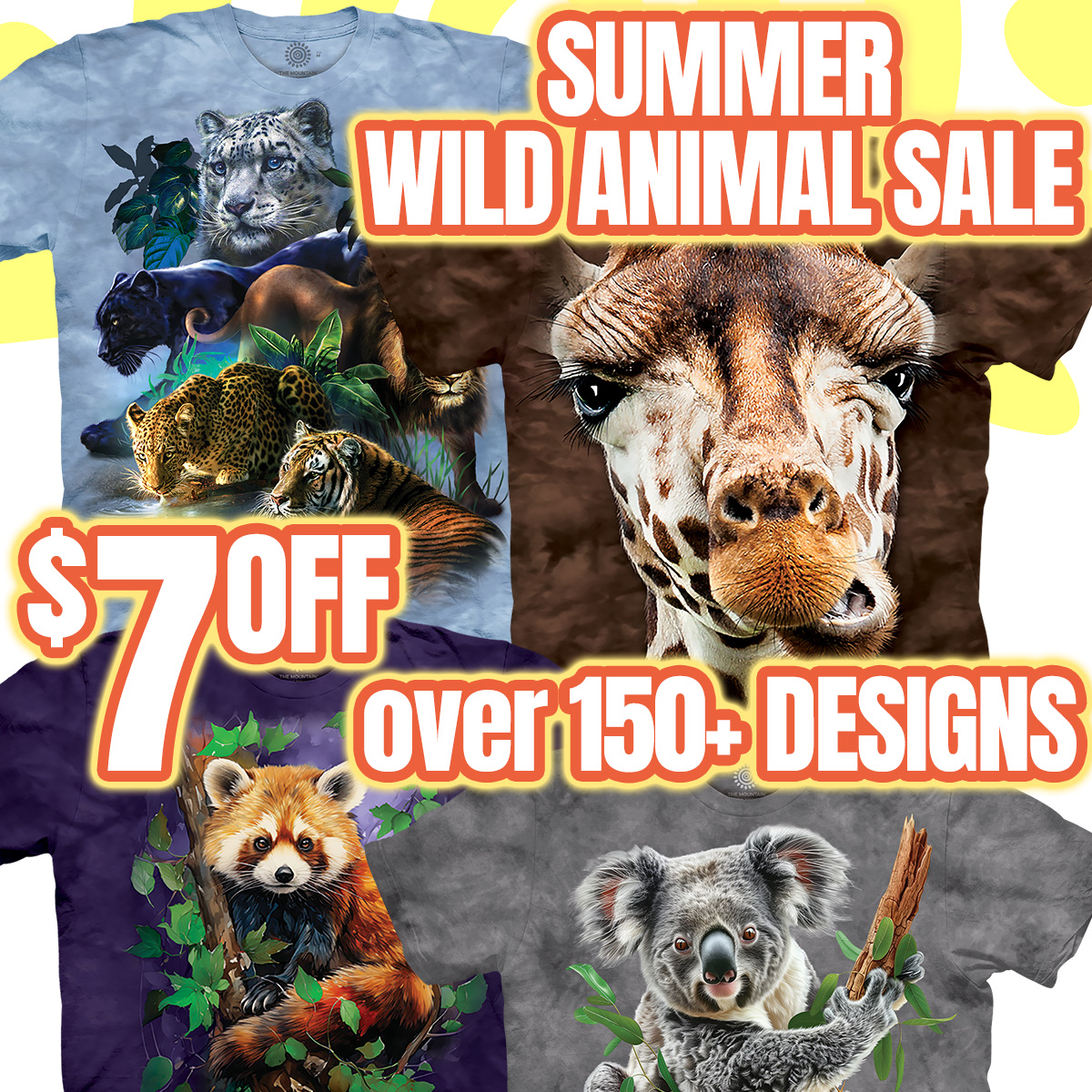 $7 OFF Summer ☀️ Wild Animal Sale - The Mountain Retail News 07-25-25